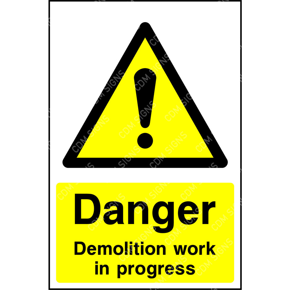 Construction and Demolition Site Signs |Construction Site Safety Signs