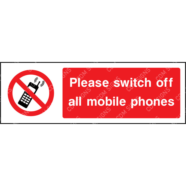 Please switch off all mobile phones